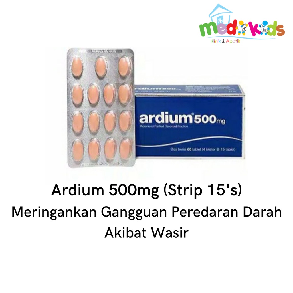 Jual Ardium 500mg 15s Strip Blister | Shopee Indonesia