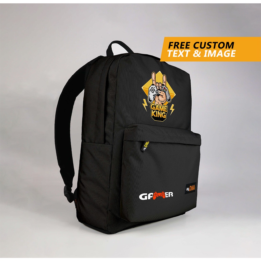 Jual Tas Ransel Custom Nama Gambar Logo - Tas Sekolah Kuliah Kerja Bisa ...