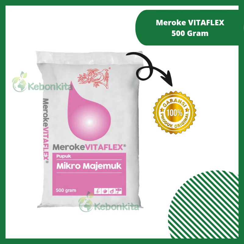 Jual Pupuk Meroke VITAFLEX Kemasan Pabrik 500 Gram - Pupuk Mikro ...