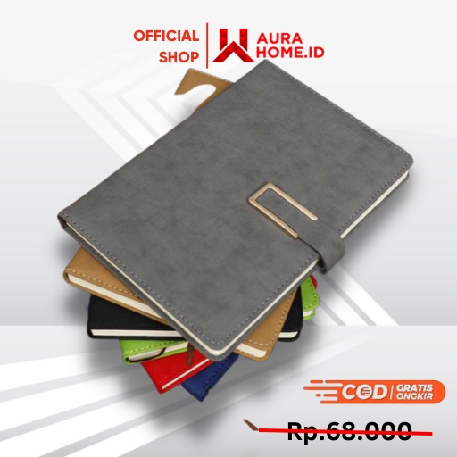 Jual Buku Catatan Kerja Cover Kulit Kertas A5 / Buku Catatan Diary ...