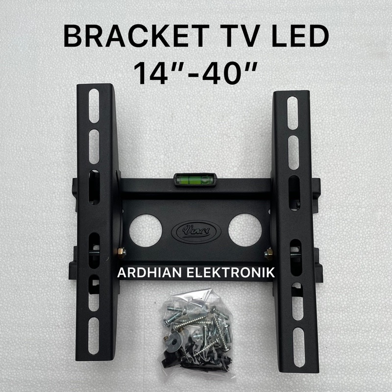 Jual BRAKET TV FLAT LCD PLASMA LED 14" - 40" TEBAL PROMO MURAH | Shopee ...