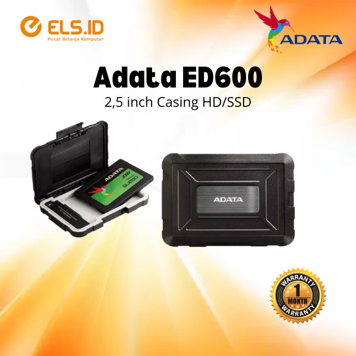Jual Casing Hardisk 2,5' External 3.0 Adata ED600 | Shopee Indonesia