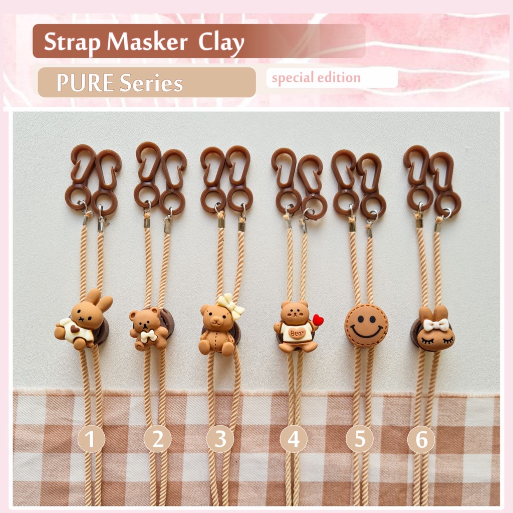 Jual Basic Strap Masker 2in1 (Tanpa Mutiara) Lucu & Cantik - Konektor ...
