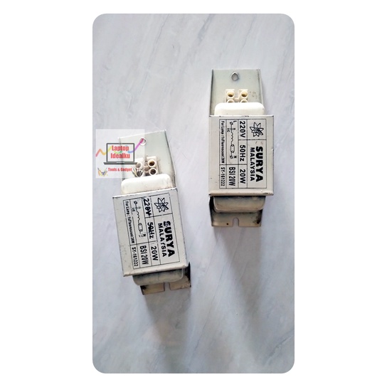 Jual Ballast lampu TL Surya Malaysia 20watt | Shopee Indonesia