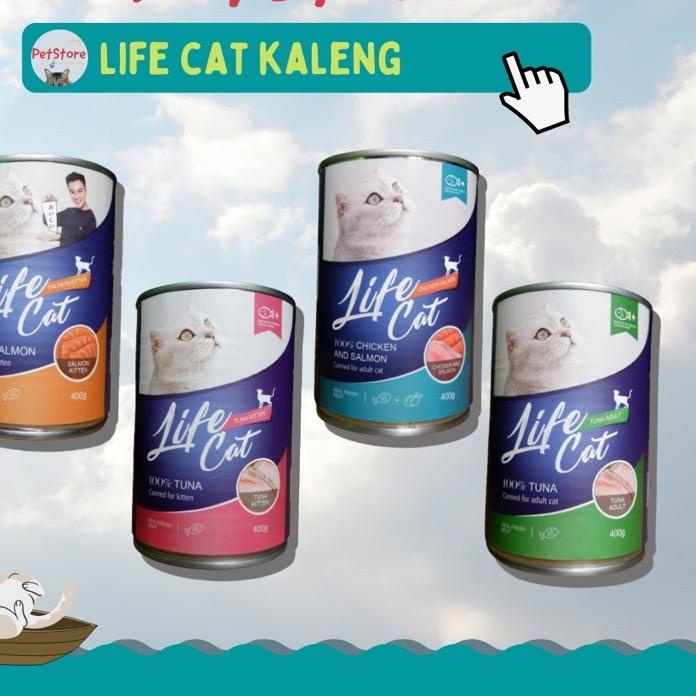 Jual Terbaik PROMO NEW: LIFE CAT KALENG Kitten Adult 400gr Lifecat wet ...