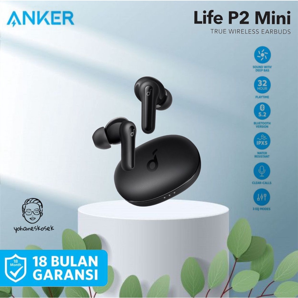 Jual Earphone TWS Anker Soundcore Life P2 Mini | Shopee Indonesia