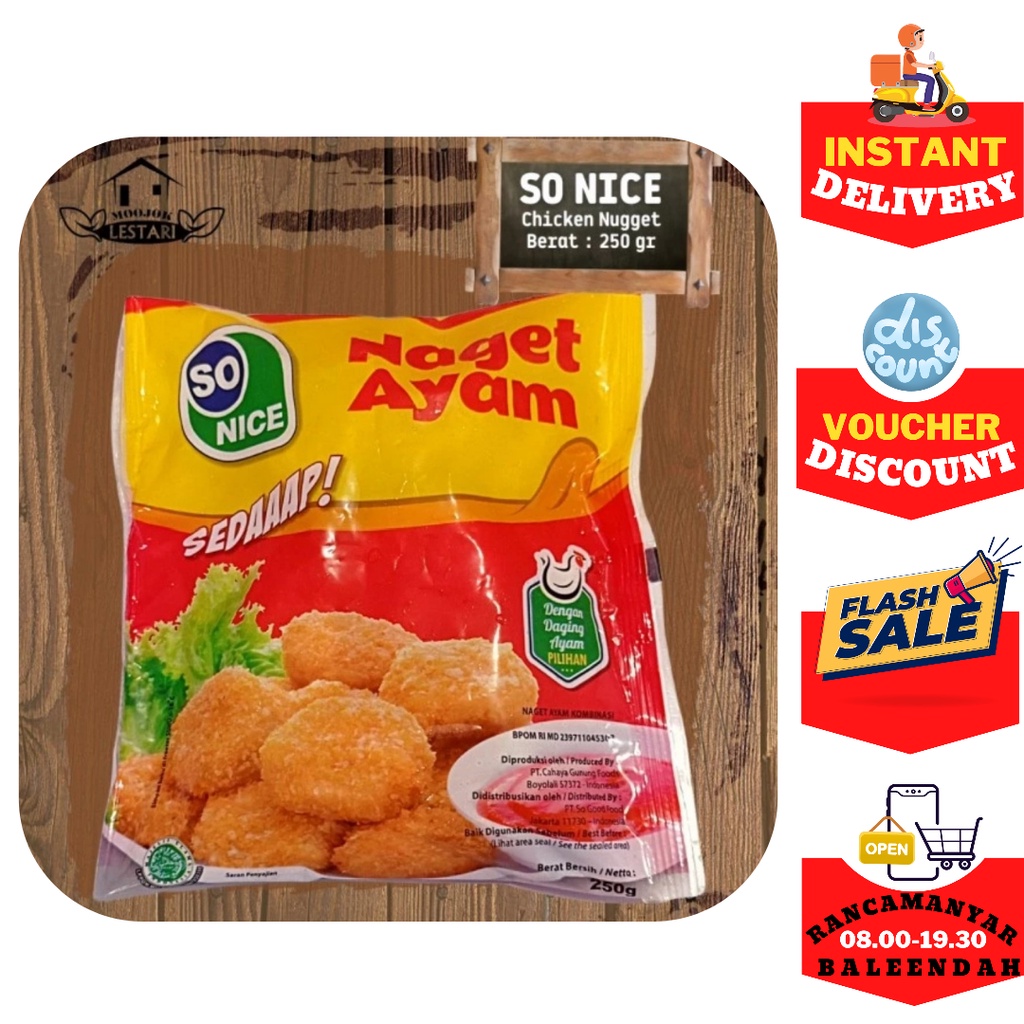 Jual MOOJOK-So nice sedaap nugget ayam original 250 gr enak bandung ...