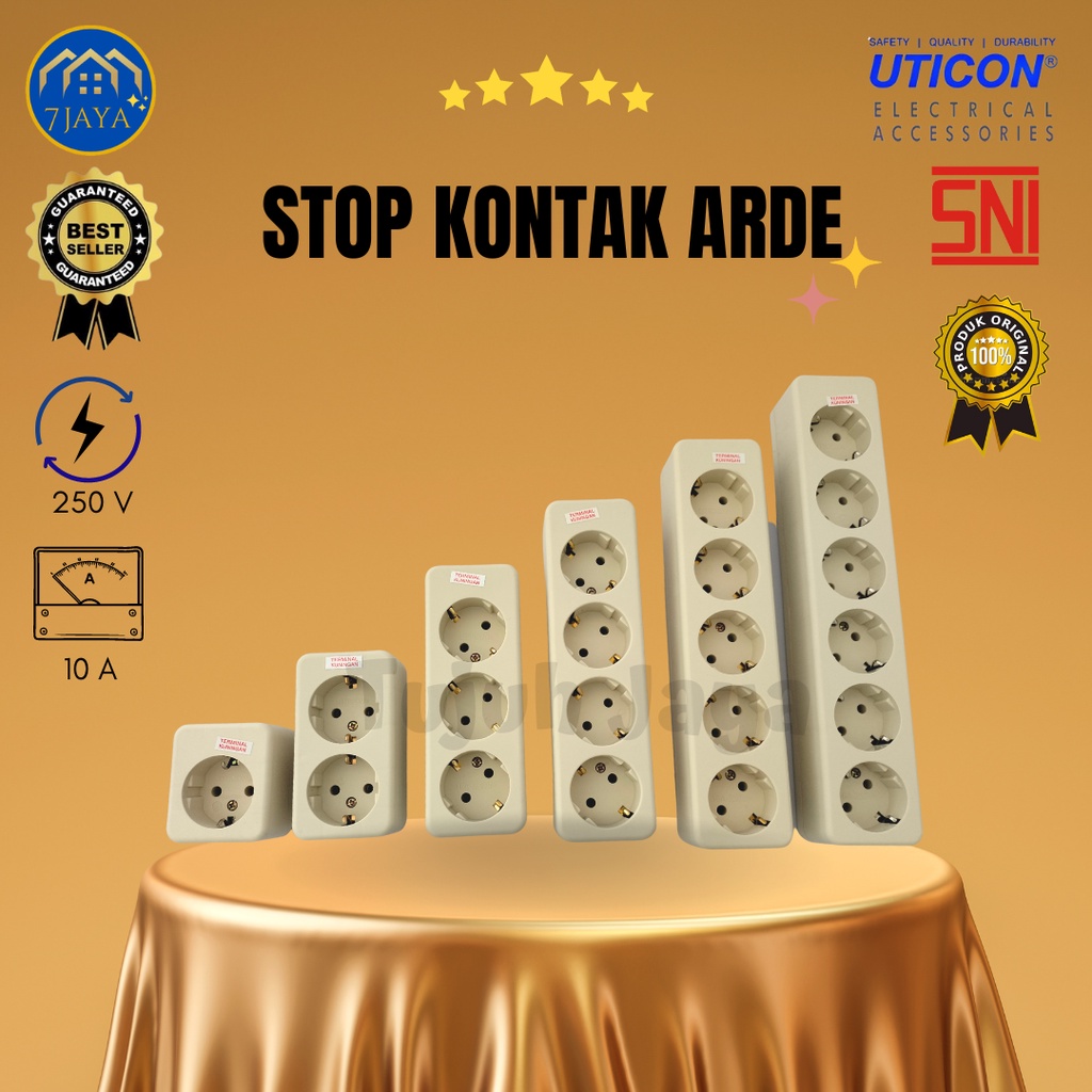 Jual Stop Kontak Arde Uticon | Shopee Indonesia