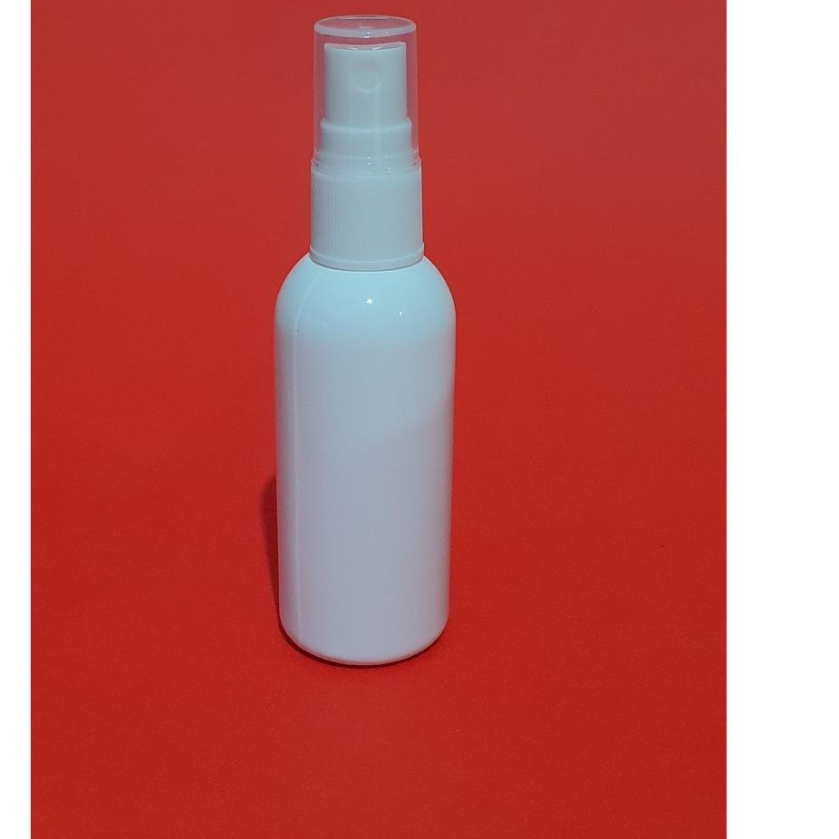 Jual Miliki Botol Spray 60 ml - Body Putih Tutup spray Putih Kemasan ...