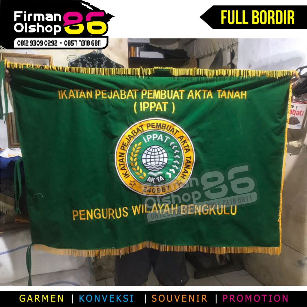 Jual BENDERA PATAKA IPPAT IKATAN PEJABAT PEMBUAT AKTE TANAH BISA CUSTOM ...