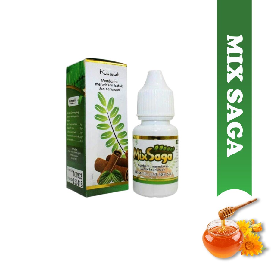 Jual Mix Saga Membantu Meredakan Batuk dan Sariawan Obat Tetes | Shopee ...