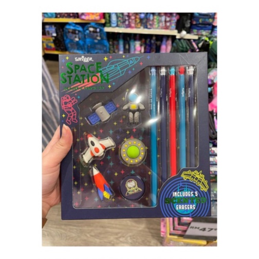 Jual SMIGGLE PENCIL AND ERASER SET SPACE - PENSIL PENGHAPUS SMIGGGLE ...