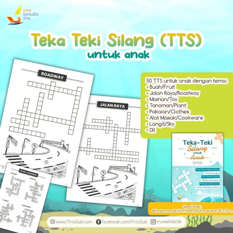 Jual Buku TTS untuk anak - teka teki silang anak | Shopee Indonesia