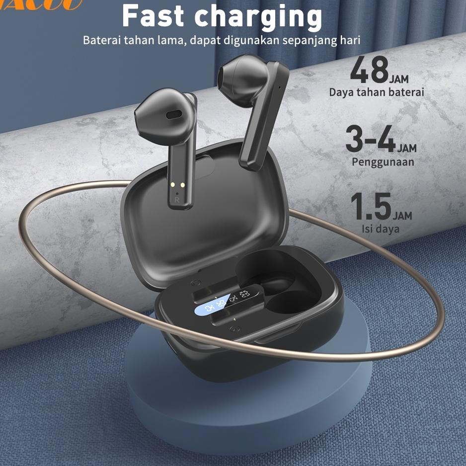 Jual Terlaris TACOO TWS Bluetooth Earphone Earbuds Spirt Hi-Fi Sound ...