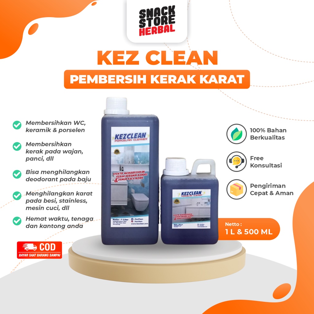 Jual Kezclean Pembersih Kerak Keramik Jamur Kaca Lantai Kamar Mandi ...