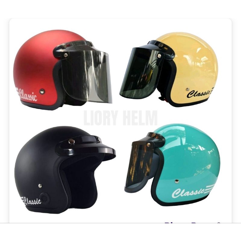 Jual HELM BOGO CLASSIC HELM PRIA HELM WANITA HELM MURAH HELM SNI HELM ...