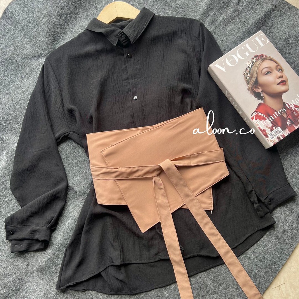 Jual Reia Belt Sabuk Wanita Bahan Wolfis dan Katun – Obi Belt Kain Ikat ...