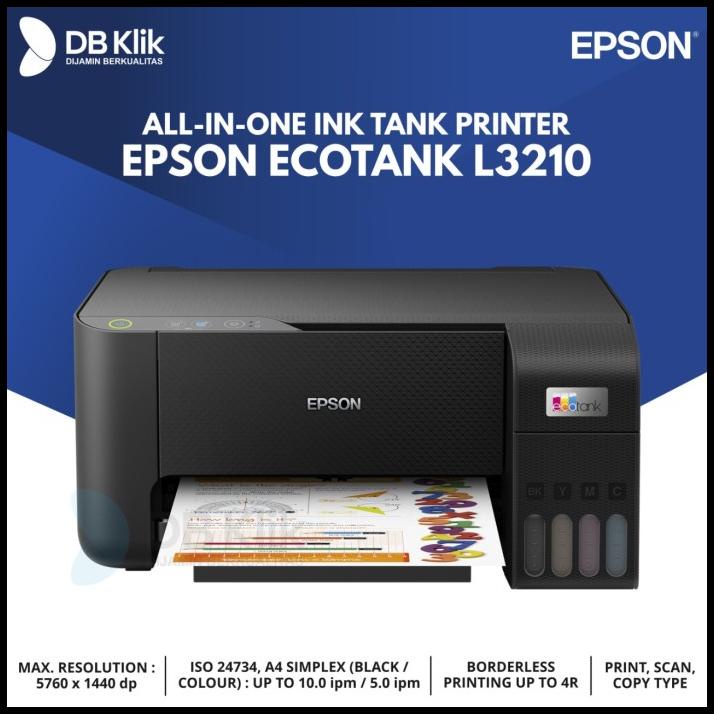 Jual Printer Epson Ecotank L3210 A4 All In One-Epson L3210 Ink Tank ...