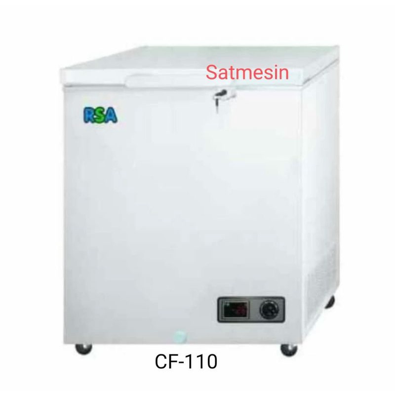 Jual chest Freezer box rsa CF-110 kulkas pembeku frozen food 96 liter ...