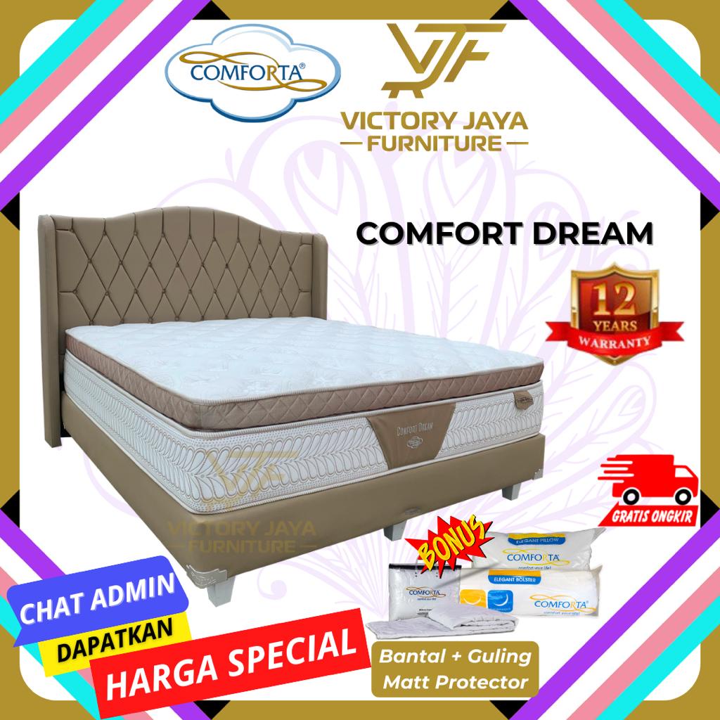 Jual Kasur Spring Bed Comforta New Comfort Dream (Full Set) | Shopee ...