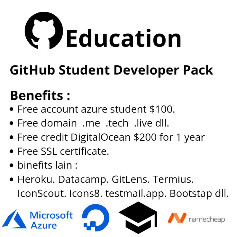 Jual GitHub Student Developer Pack MURAHHH | Shopee Indonesia