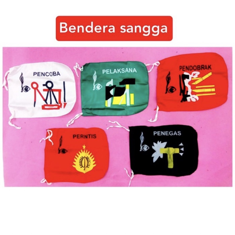 Jual Bendera Sangga Pramuka Penegak Perintis Pencoba Penegas Pendobrak ...