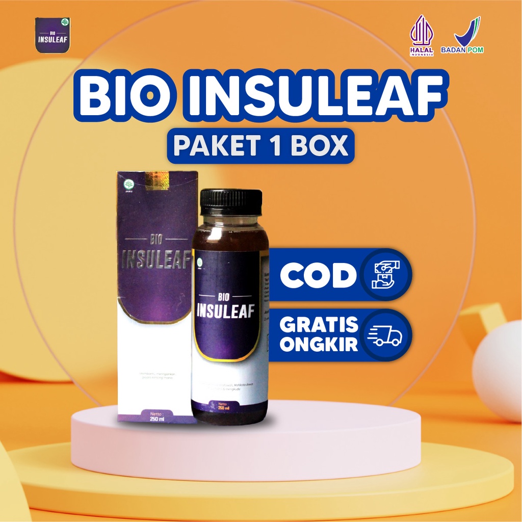 Jual Bio Insuleaf Obat Herbal Alami Khusus Diabetes dan Kencing Manis ...