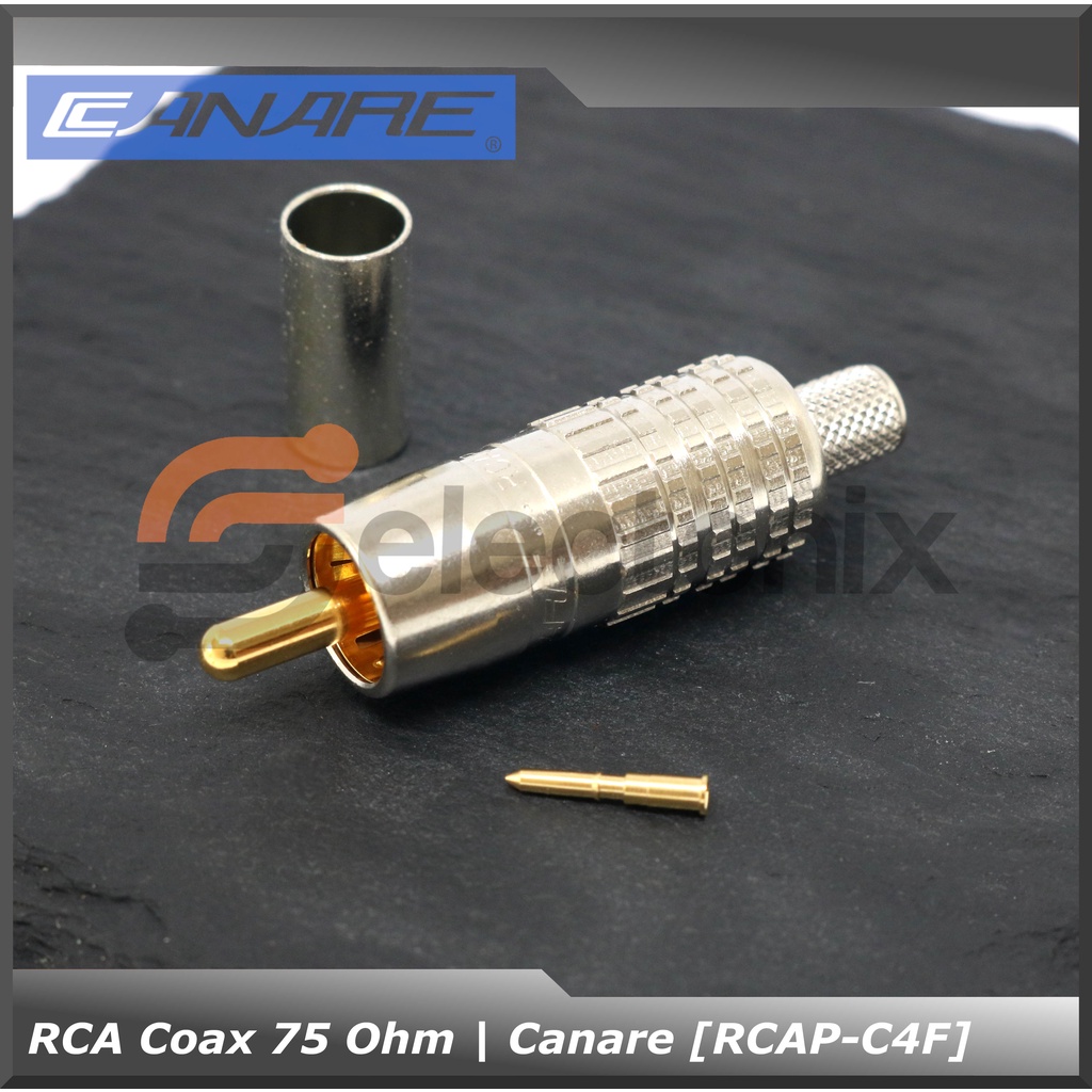 Jual RCA Crimping Coaxial 75 Ohm | Canare [RCAP-C4F] | Shopee Indonesia