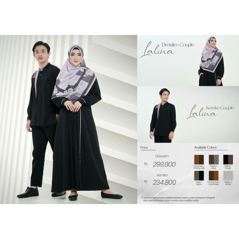 Jual KEMKO COUPLE LALINA RABBANI - DRESSLIM COUPLE LALiNA RABBANI ...