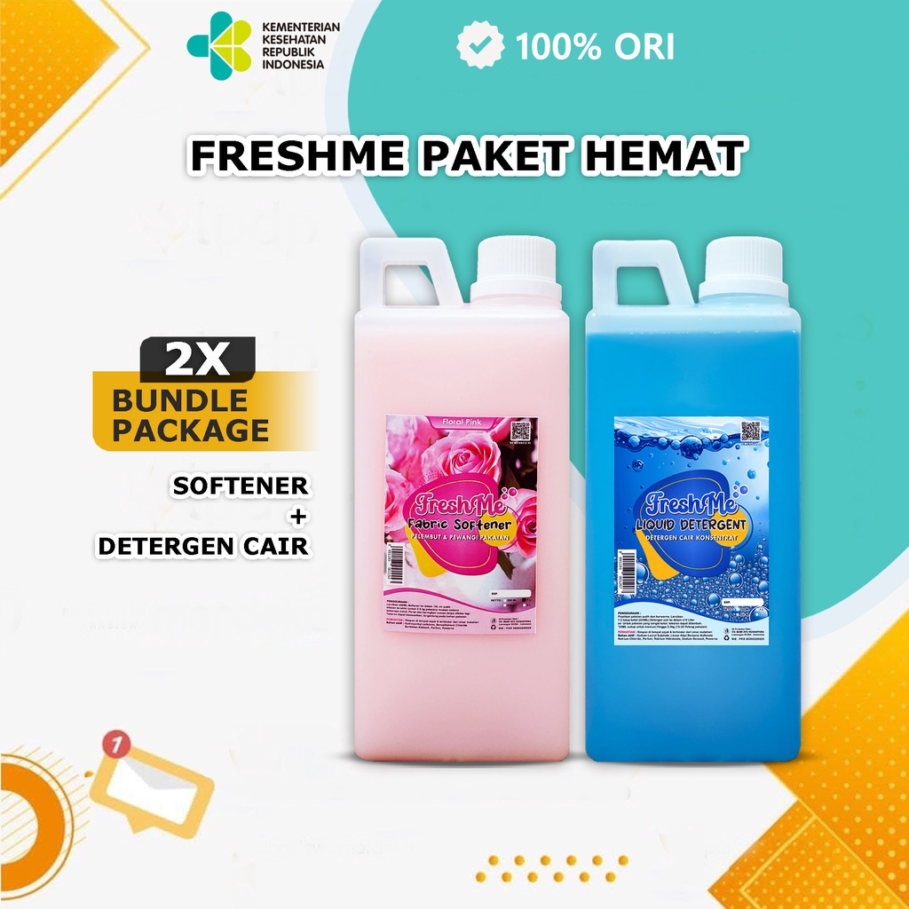 Jual [BUNDLE] Softerner Laundry + Liquid Detergen Cair / Pewangi ...