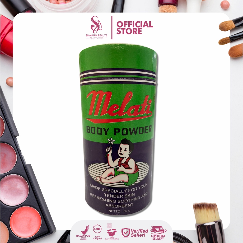 Jual Bedak Melati Anti Alergi Biang Keringat 100% BPOM (Bedak Melati ...