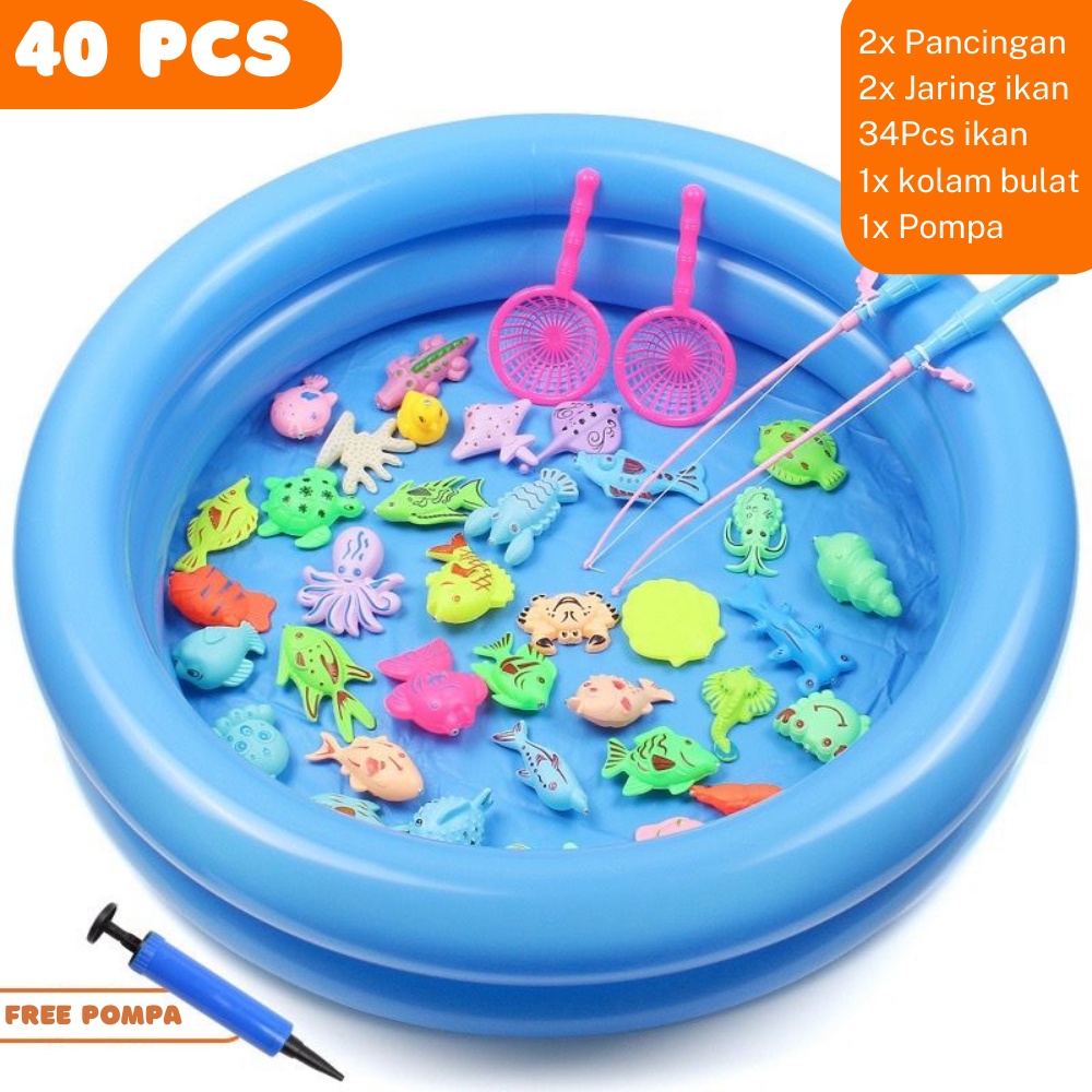 Jual MOMMYCARE MAINAN PANCING IKAN MAGNET DAN KOLAM PANCINGAN MAGNET ...