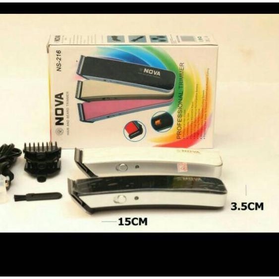 Jual Model Baru Alat cukur rambut jenggot pria hair cliiper nova NS216 ...
