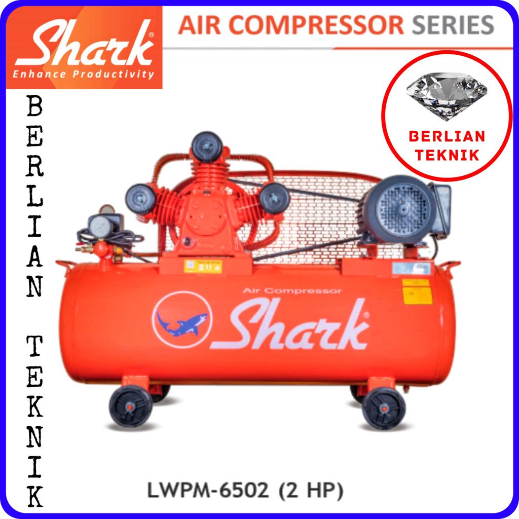 Jual Kompresor Angin Shark 2 HP LWPM 6502 Air Compressor Auto + Dinamo | Shopee Indonesia