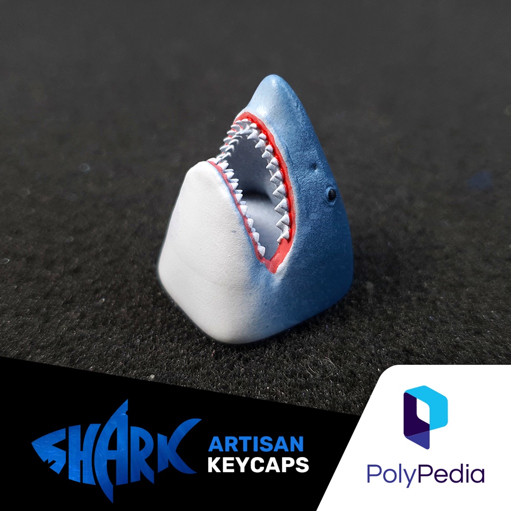 Jual Jaws Shark Artisan Keycap / Keycaps | Shopee Indonesia