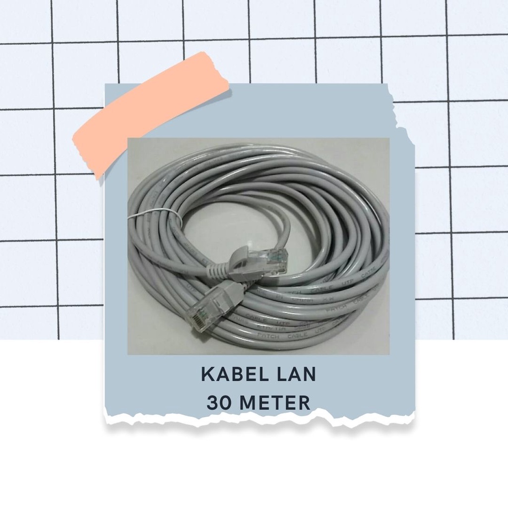 Jual KABEL LAN 30 METER | Shopee Indonesia