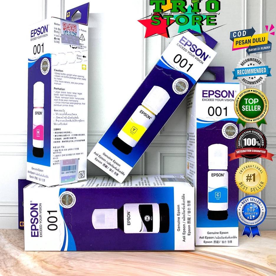 Jual Promo besar--Tinta Epson 001 For Printer L4150 L4160 L6160 L6190 ...