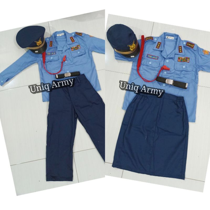 Jual BAJU ANGKATAN UDARA ANAK FULLSET//KOSTUM KARNAVAL//SERAGAM AU | Shopee Indonesia