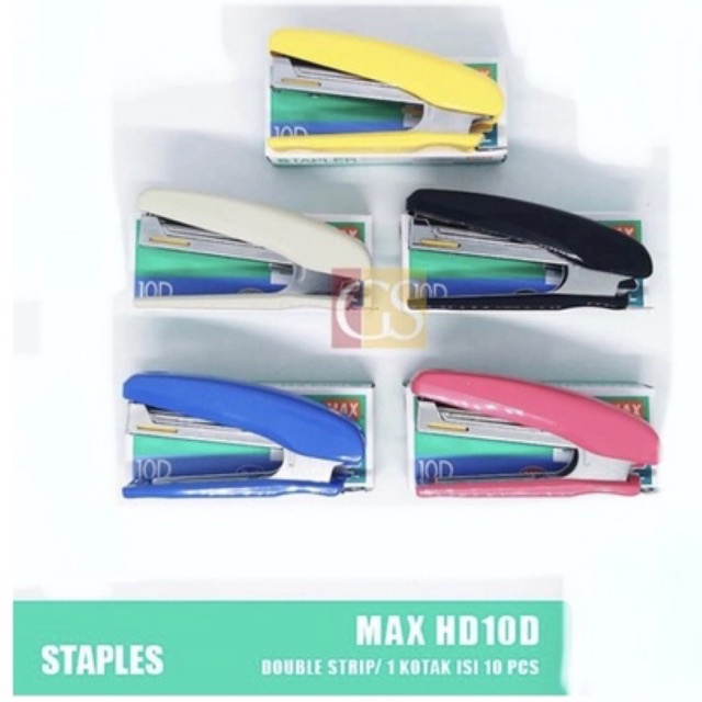 Jual Stapler Max HD 10D Original / Staples kecil Hd-10D MAX Ori | Shopee Indonesia