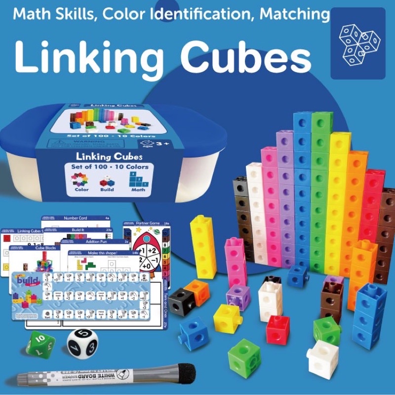 Jual math link cube learning set mainan edukasi anak | Shopee Indonesia