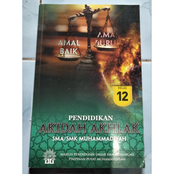 Jual PENDIDIKAN AKIDAH AKHLAK KELAS 10,11,12 SMA/SMK MUHAMMADIYAH | Shopee Indonesia