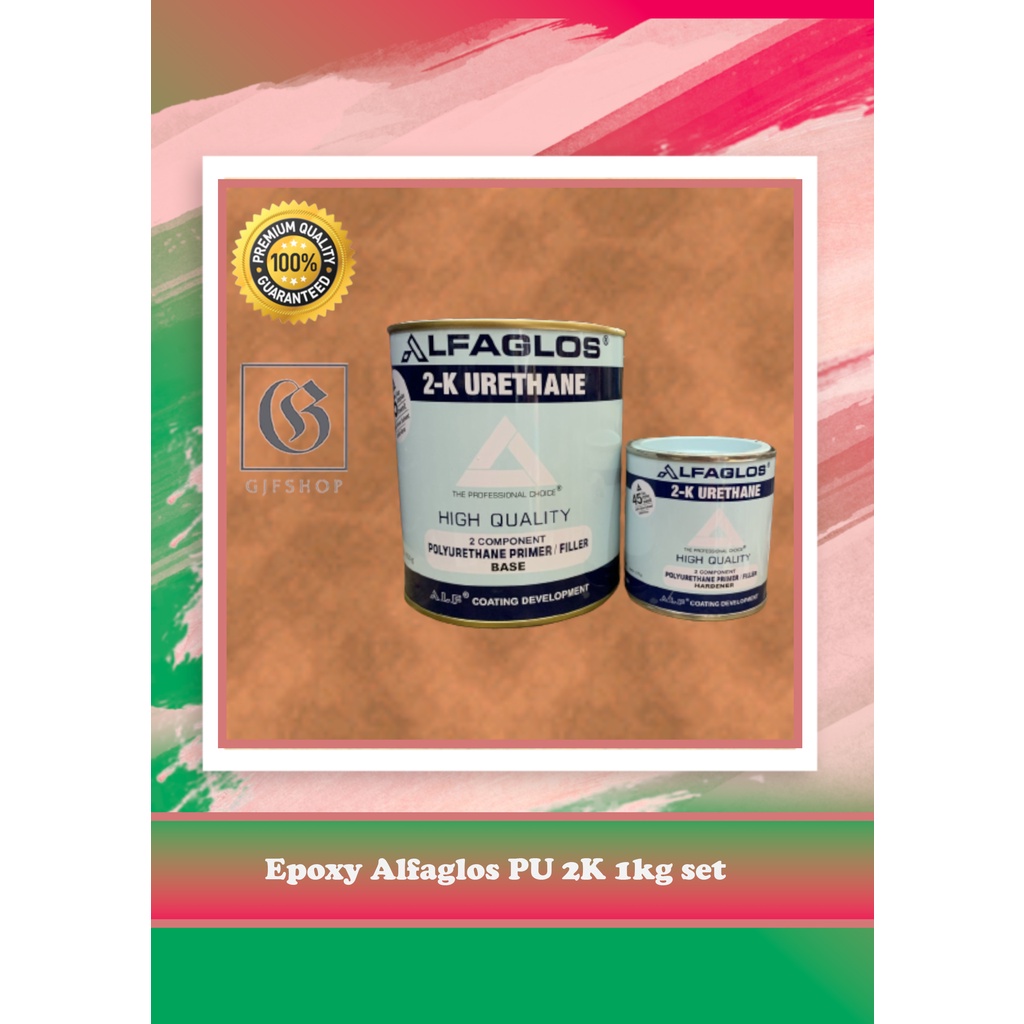 Jual Epoxy Alfaglos PU 2K 1kg set | Shopee Indonesia