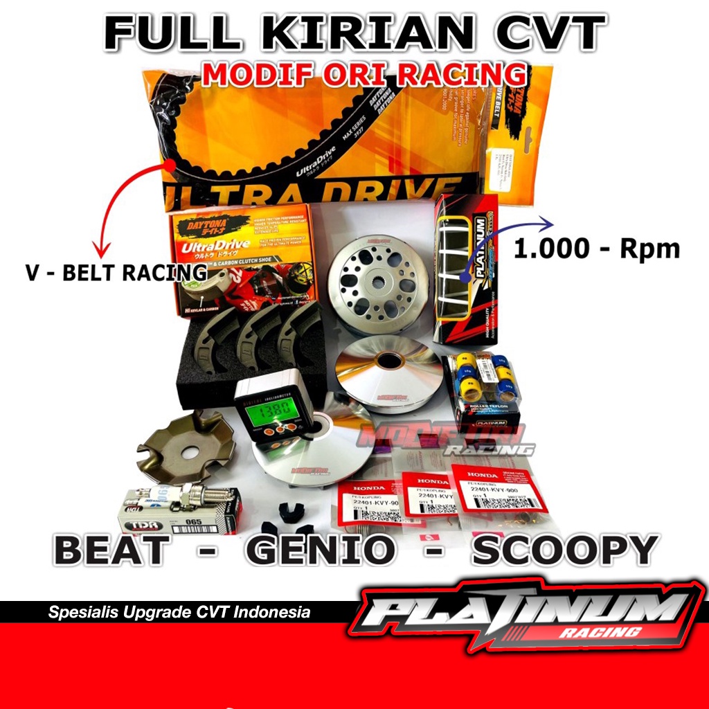 Jual PAKET KOMPLIT KIRIAN CVT Honda BEAT ESP - Genio - Beat Deluxe ...
