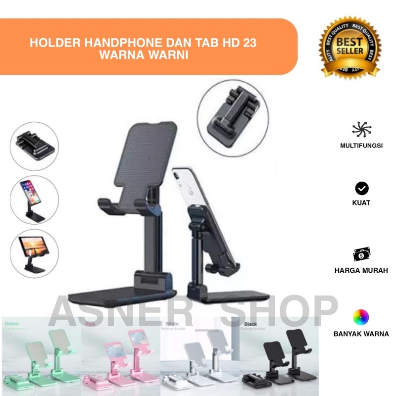 Jual Folding Tablet Handphone TAB HD-23 Phone Holder Lipat Stand HD23 ...