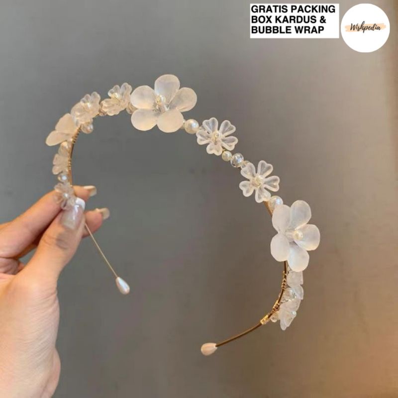 Jual bando korea bunga cantik bandana fashion aksesoris hiasan rambut ...