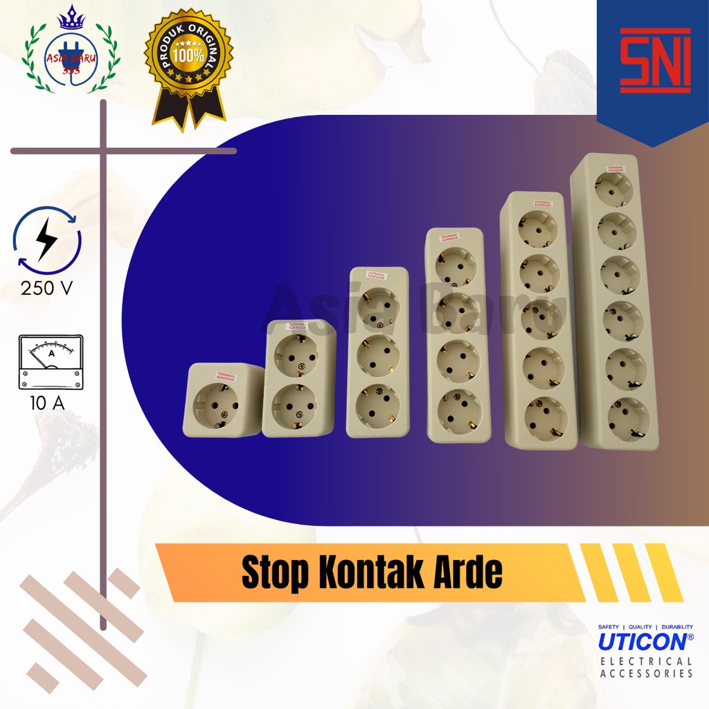 Jual Stop Kontak Arde Uticon | Shopee Indonesia