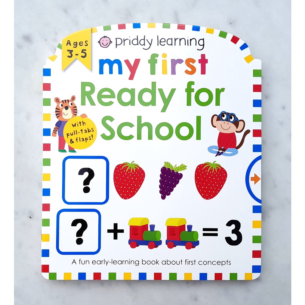 Jual Priddy Learning: My First Ready For School - Ages 3-5 Activity Book - Buku Edukasi ...