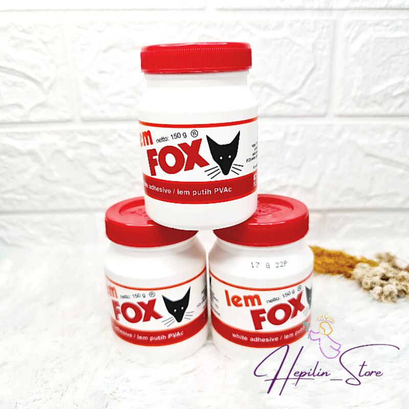 Jual Lem FOX Putih Botol Kecil 150 Gram ORIGINAL 100% / Lem FOX PVac | Shopee Indonesia