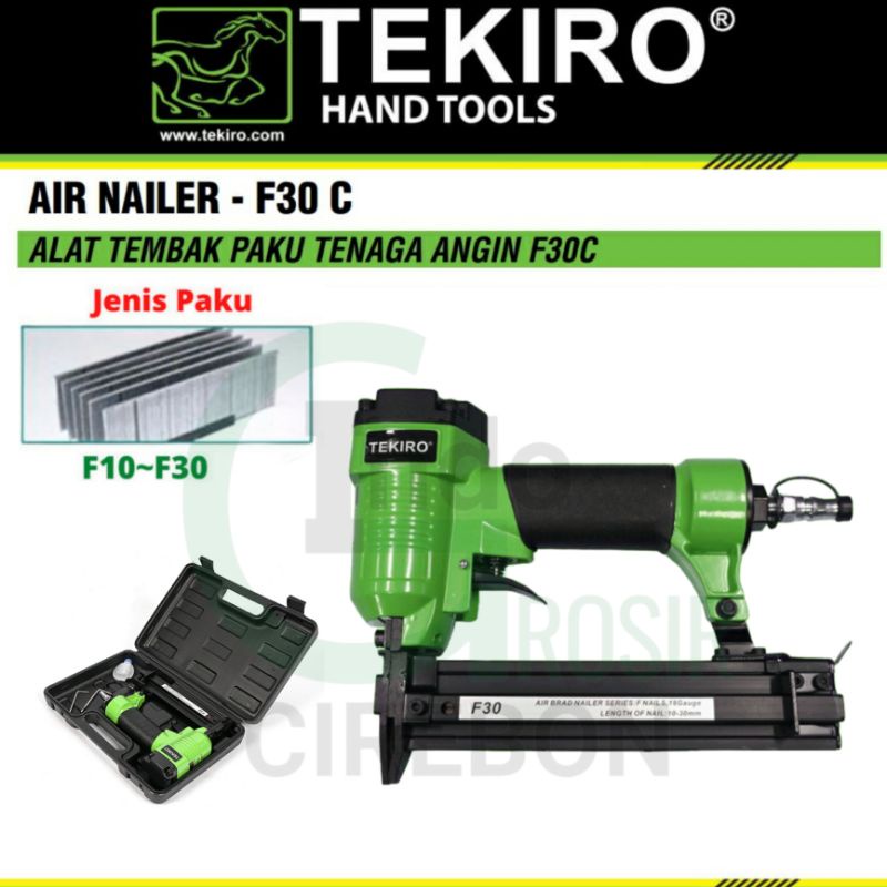 Jual TEKIRO Air Nailer F30 Alat Paku Tembak Lurus Nail Gun F30 Angin Kompressor | Shopee Indonesia