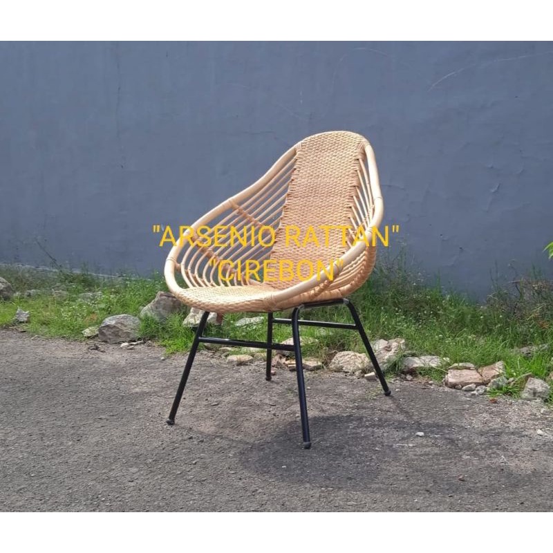 Jual Kursi Teras Rotan Anyaman Rangka Besi | Shopee Indonesia